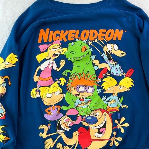 Nickelodeon | Sweaters | Nickelodeon Rugrats Graphic Sweater Blue ...